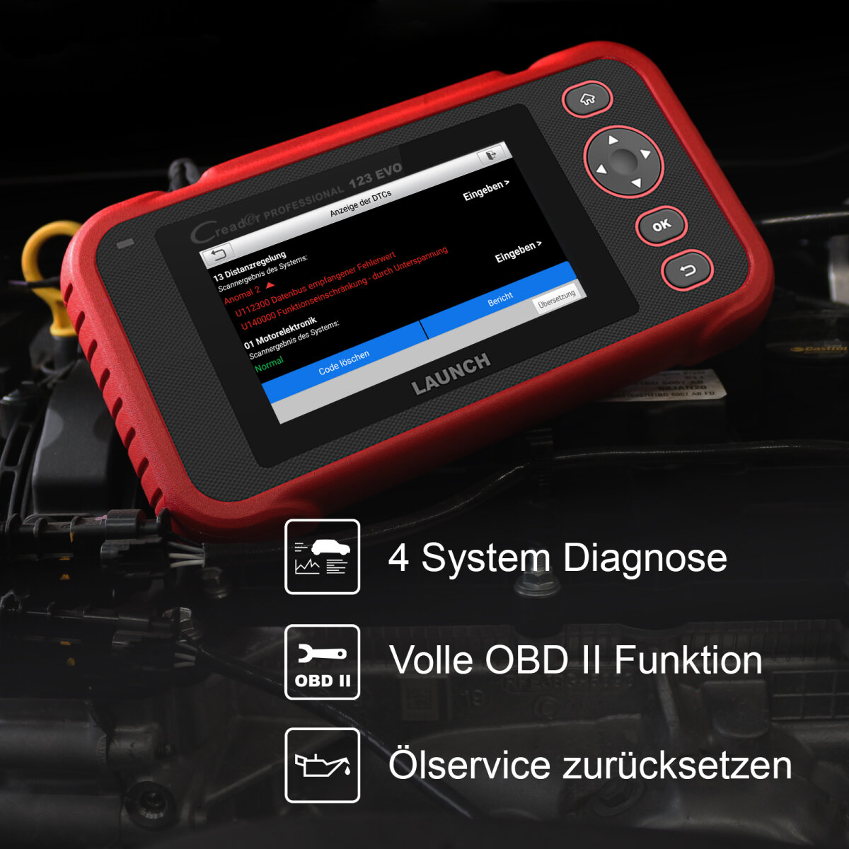 Launch Creader Professional 129 EVO Service Motor Getriebe ABS Airbag, 199,99